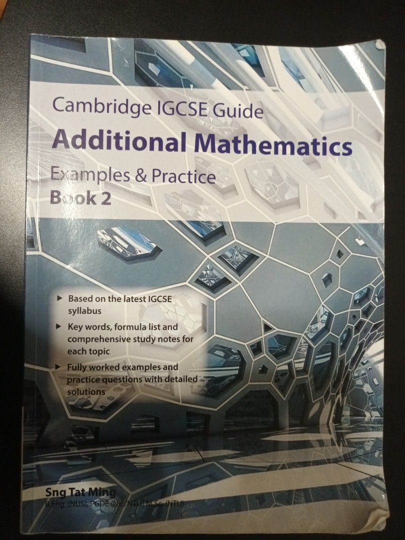 Additional Mathematics Igcse Textbook Hobbies And Toys Books
