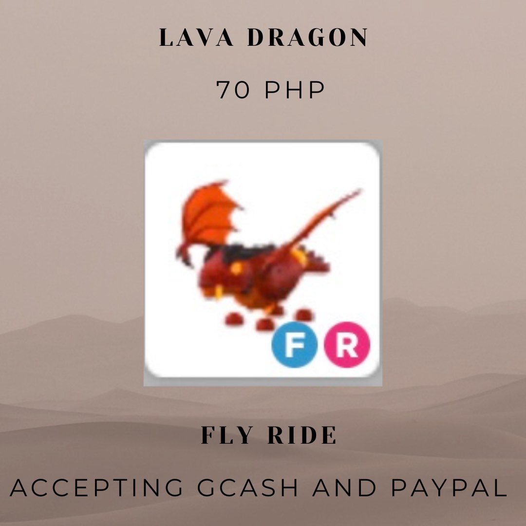 Adopt Me Pets |Lava Dragon on Carousell