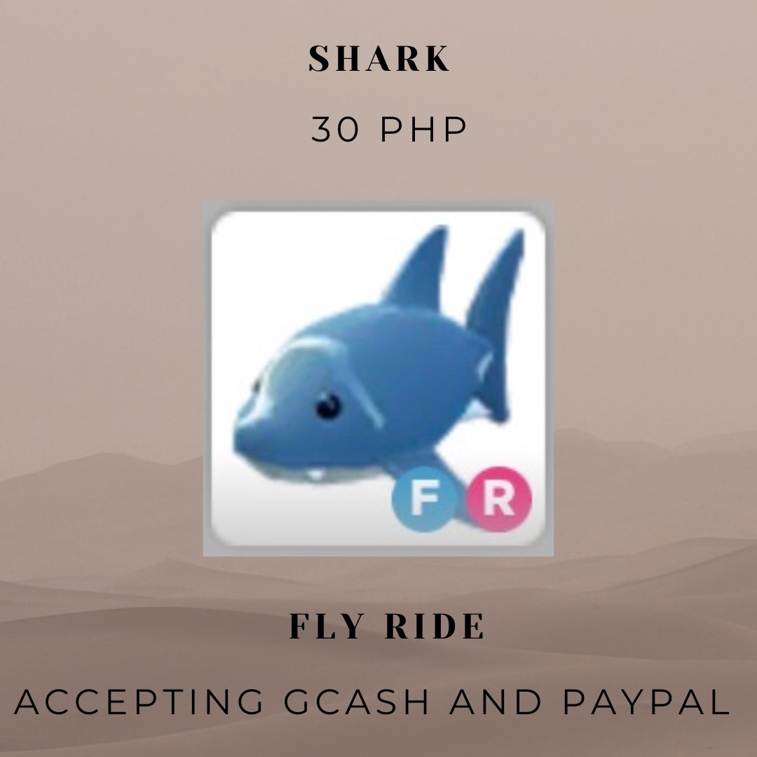 Adopt Me Pets |Shark, Video Gaming, Gaming Accessories, In-Game ...