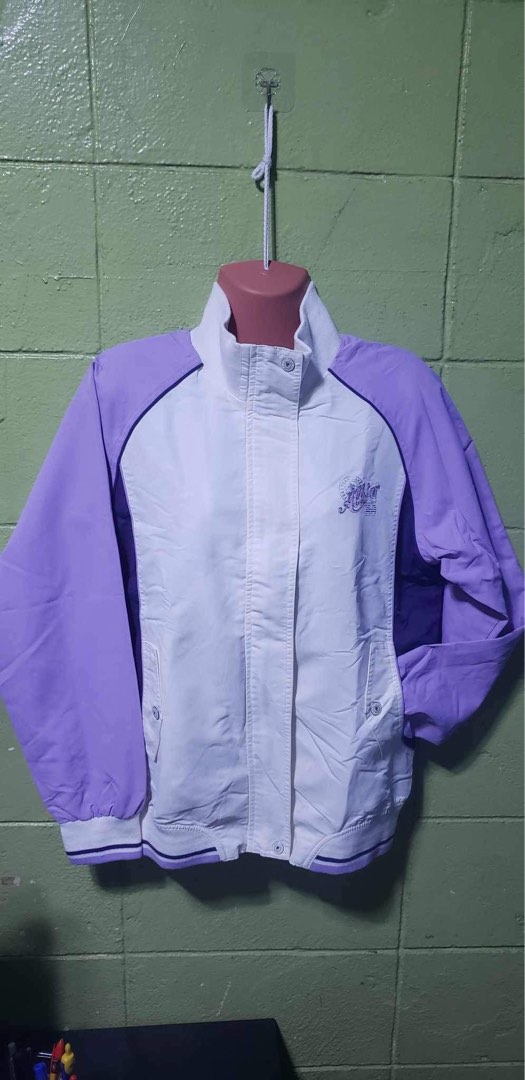 ALLSTAR Jacket ( White and Violet/Purple/Lavender), Women's Fashion ...