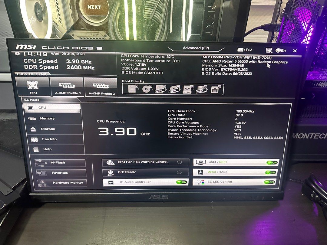 Asus VP249 Monitor, Computers & Tech, Desktops on Carousell