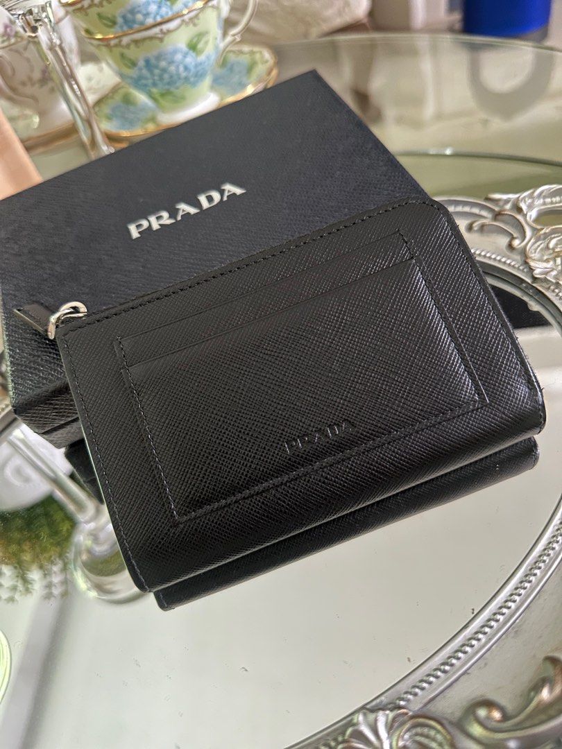Authentic Prada Small Wallet, Men's Fashion, Watches & Accessories ...