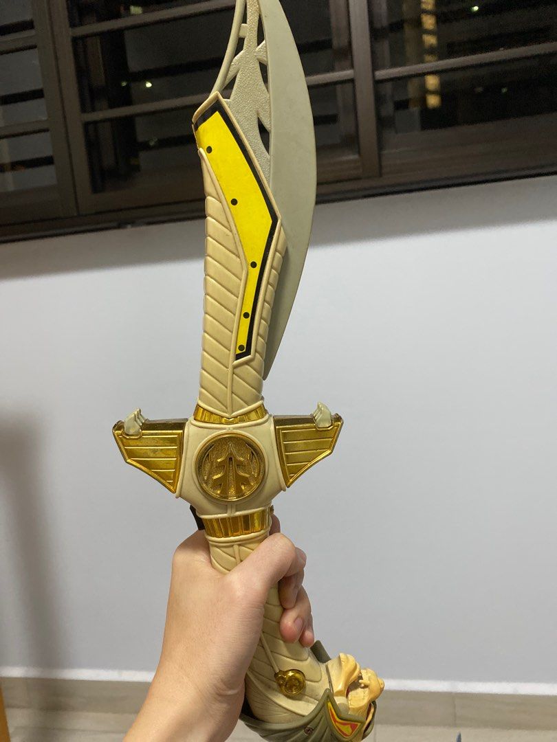 Bandai Power Rangers Legacy White Ranger Saba Sword, Hobbies & Toys ...