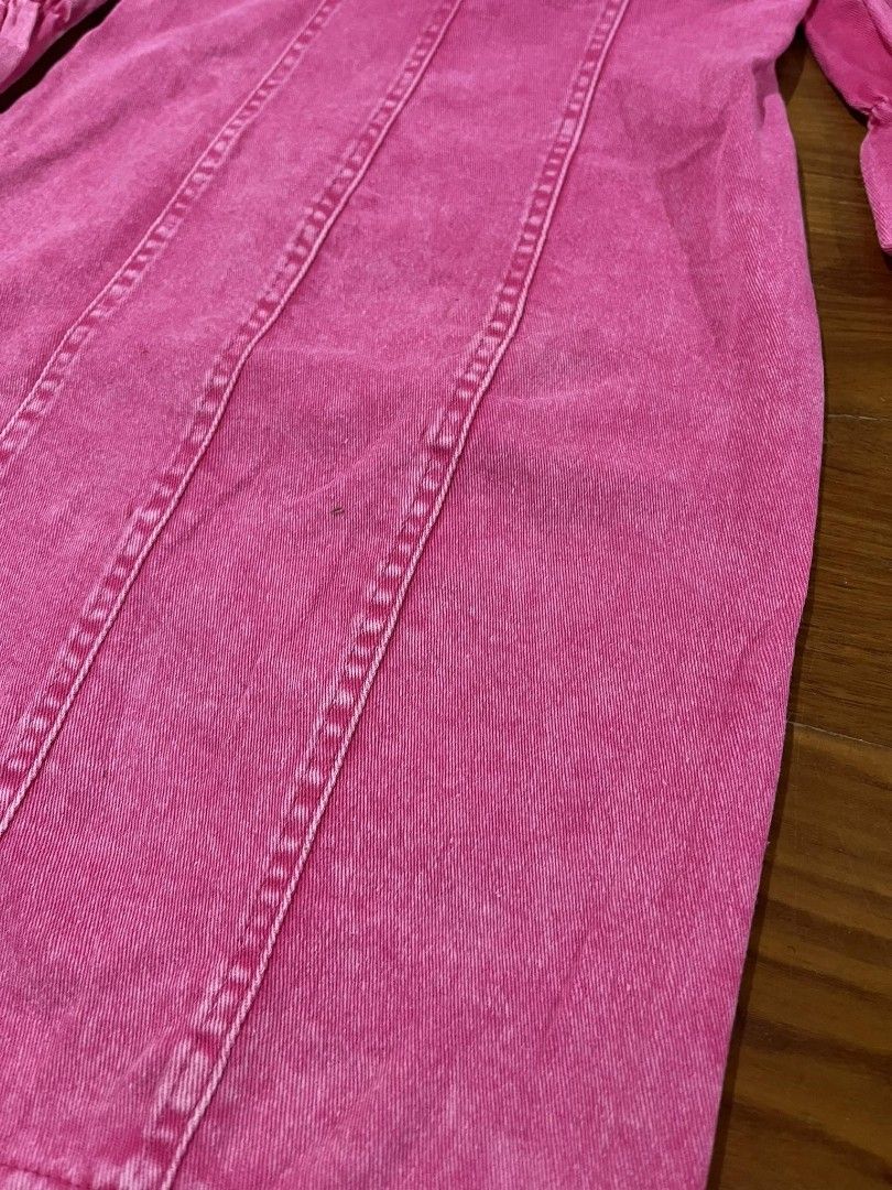 Barbie Inspo Bodycon Soft Denim Dress on Carousell