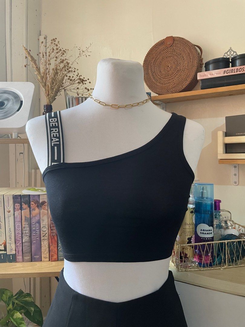 Be Real Black Venus Cut Top, Women's Fashion, Tops, Sleeveless on Carousell