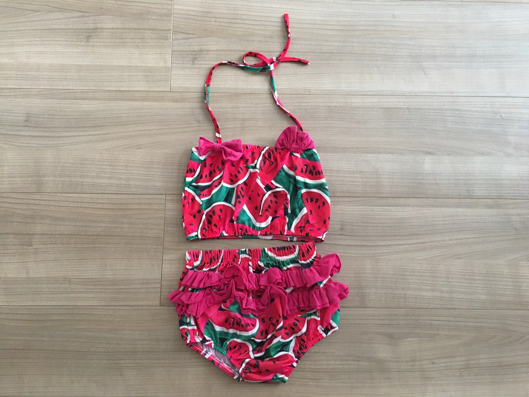 Bikini pantai anak cewek Aln-S-BR72, Bayi & Anak, Baju Anak Perempuan, 4 hingga 7 tahun di Carousell