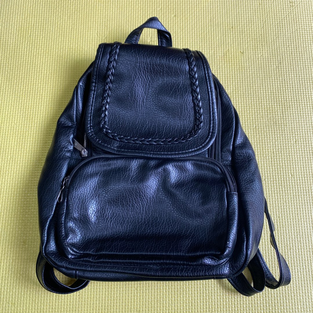 Black Office Backpack on Carousell