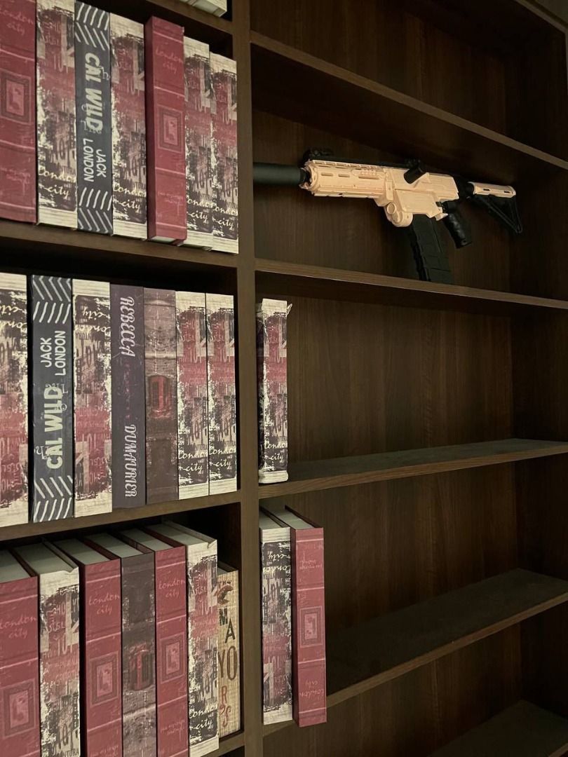 Automatic Bookshelf/ Library Door W Decorative., Furniture & Home ...