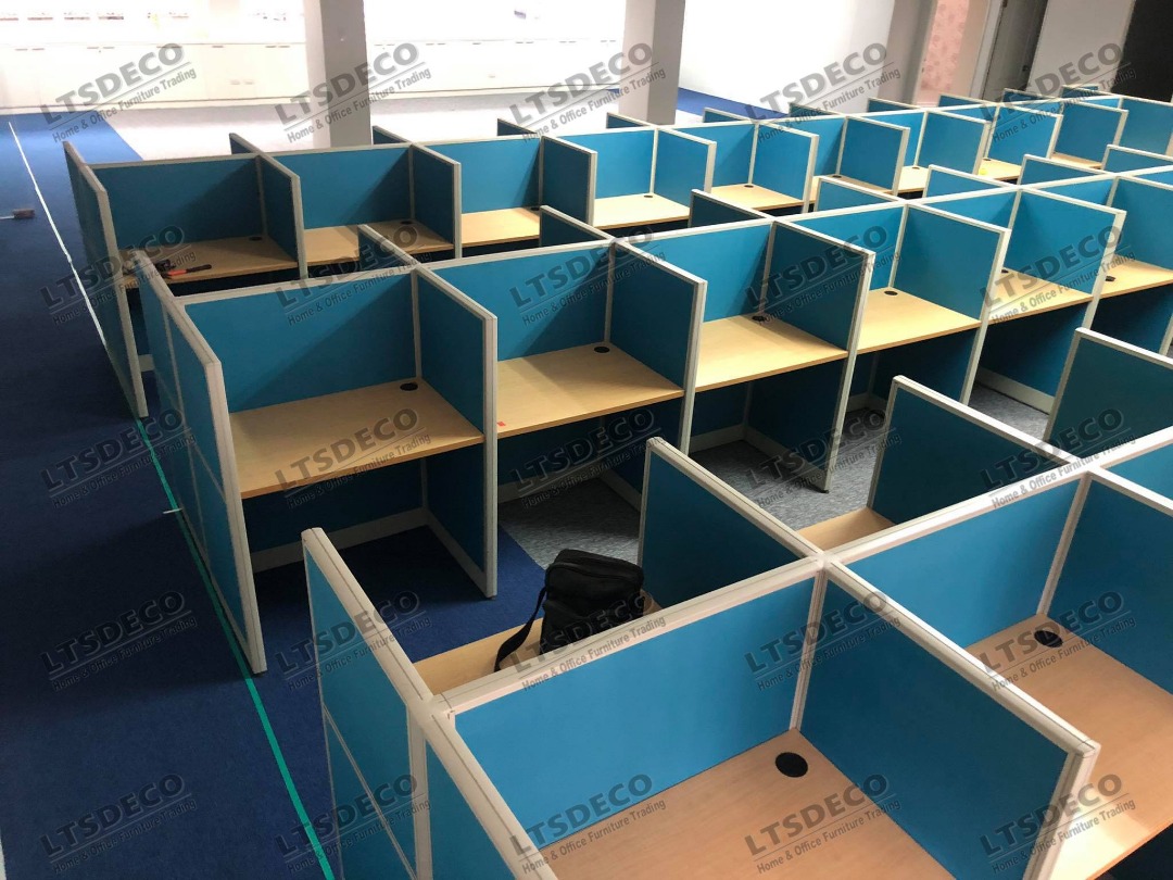 BPO MODULAR TABLES OFFICE PARTITION FURNITURE, Furniture & Home Living ...