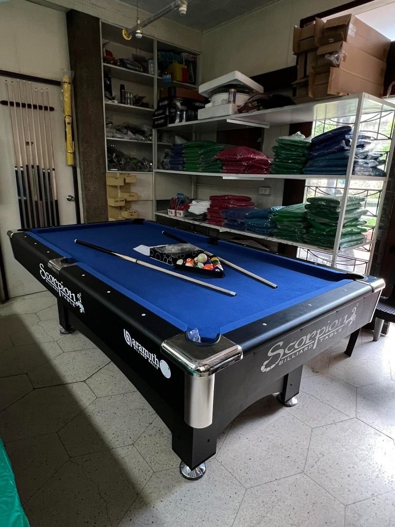 BRAND NEW 4x8ft SCORPION BILLIARD TABLE MDF, Sports Equipment, Sports ...