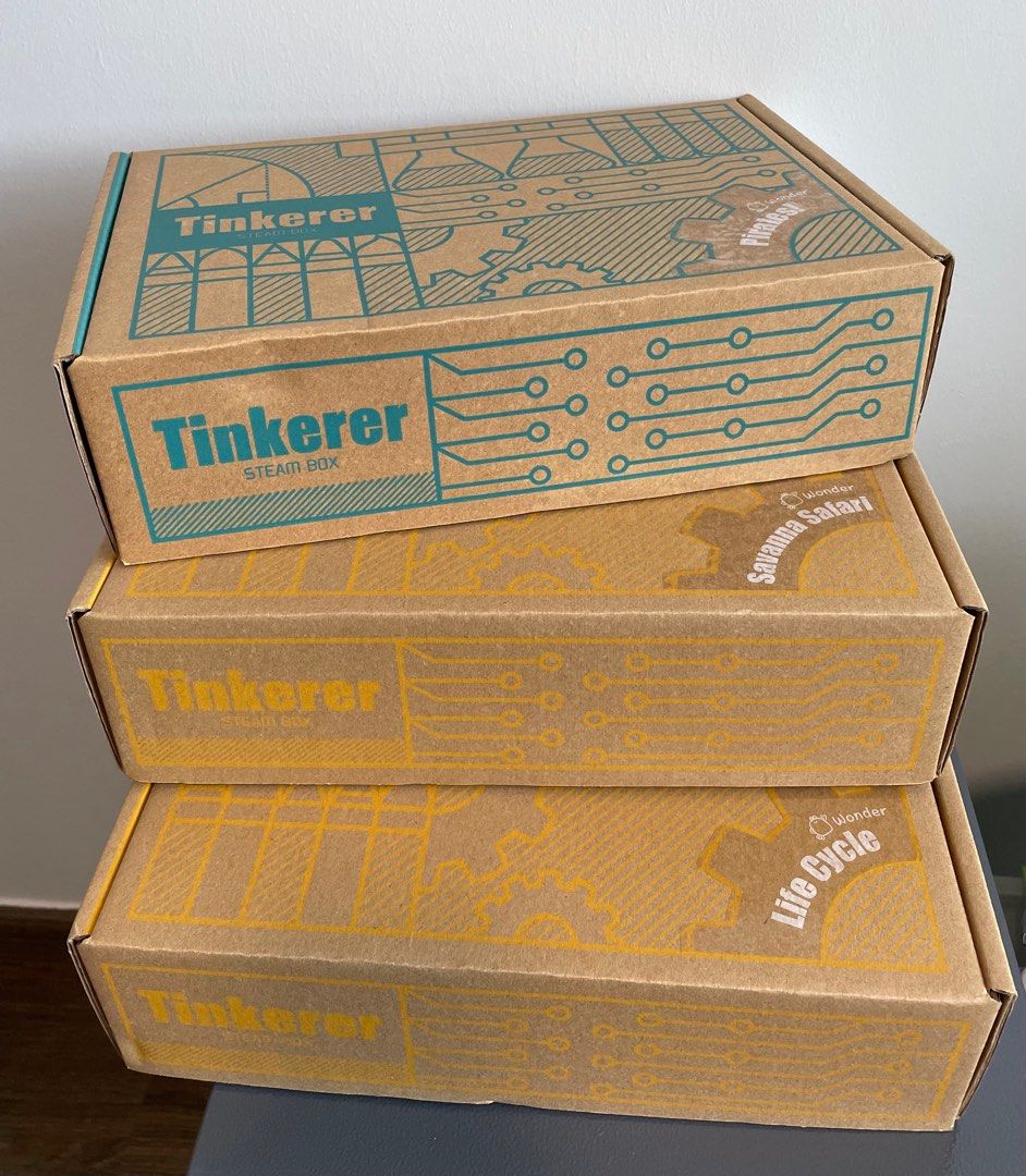 Brand new Tinkerer boxes, Hobbies & Toys, Toys & Games on Carousell