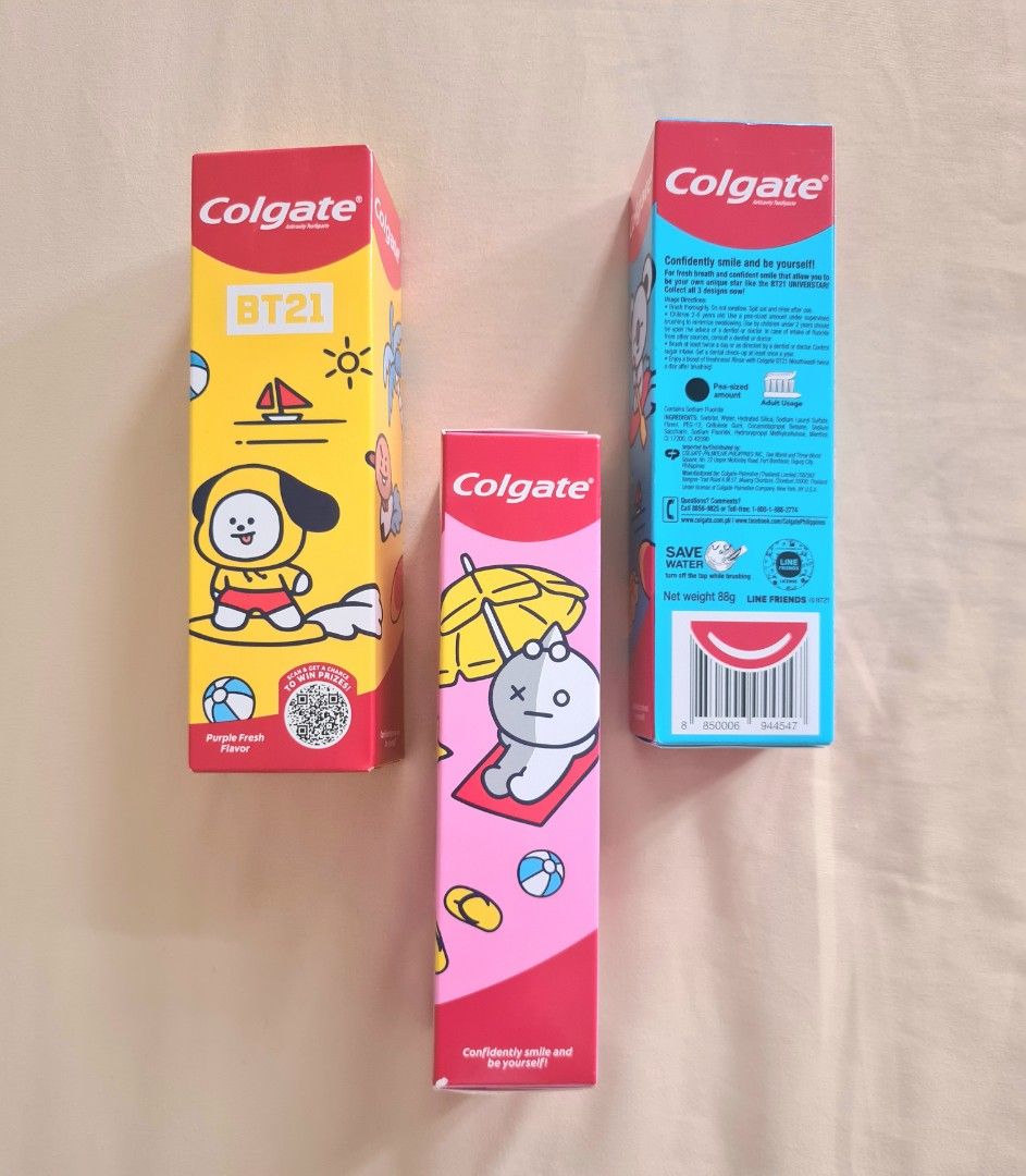 BT21 Toothpaste, Beauty & Personal Care, Oral Care on Carousell