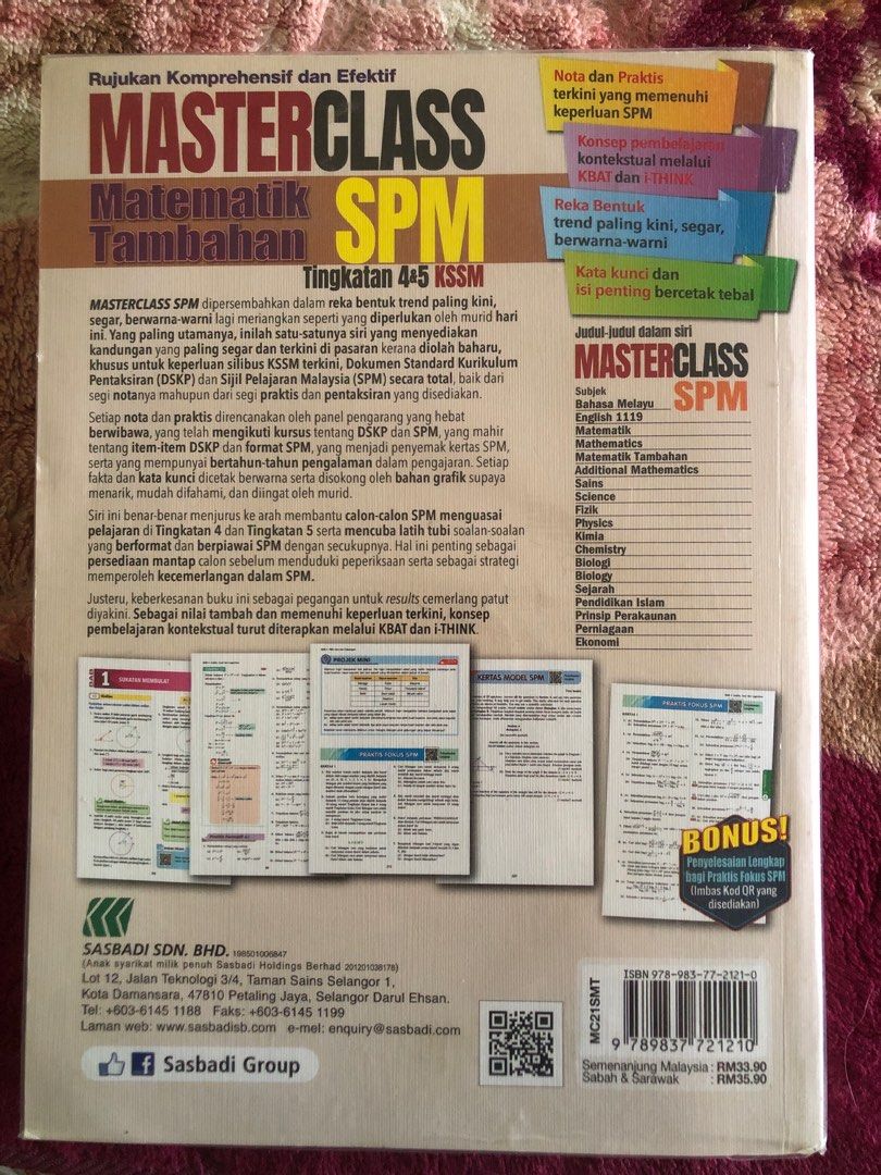 buku nota spm MASTERCLASS SPM, Hobbies & Toys, Books & Magazines ...
