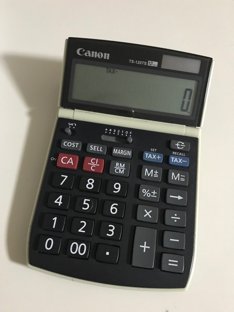 Canon 計數機 計算機, 電腦＆科技, 商務用科技產品 - Carousell