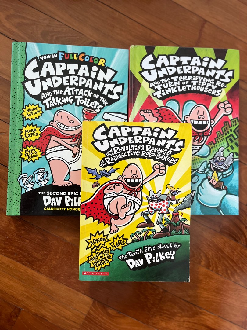 Captain Underpants, Hobbies & Toys, Books & Magazines, Children's Books ...