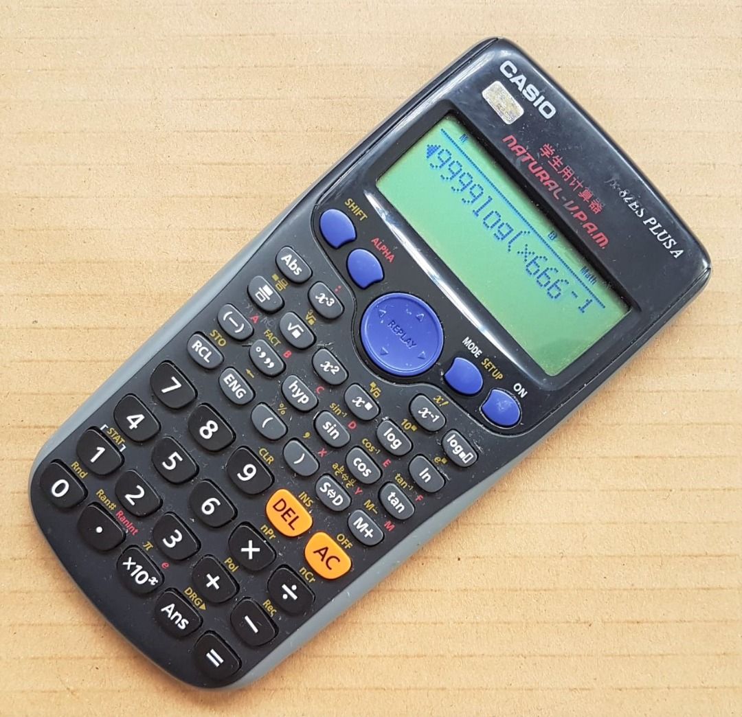 Casio fx-82ES Plus A Scientific Calculator, JAPAN, 252 Functions ...