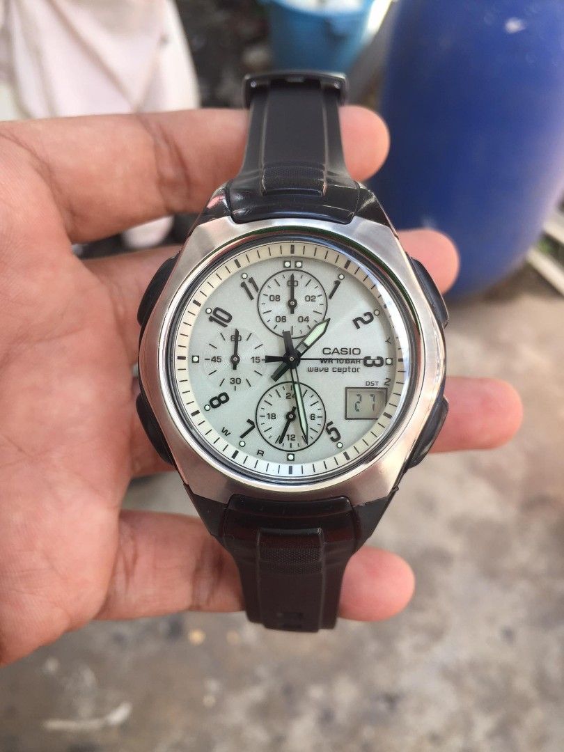 CASIO WVQ-400 Tough Solar/Chronograph/Wave Ceptor, Men's Fashion, Watches & Accessories, Watches ...