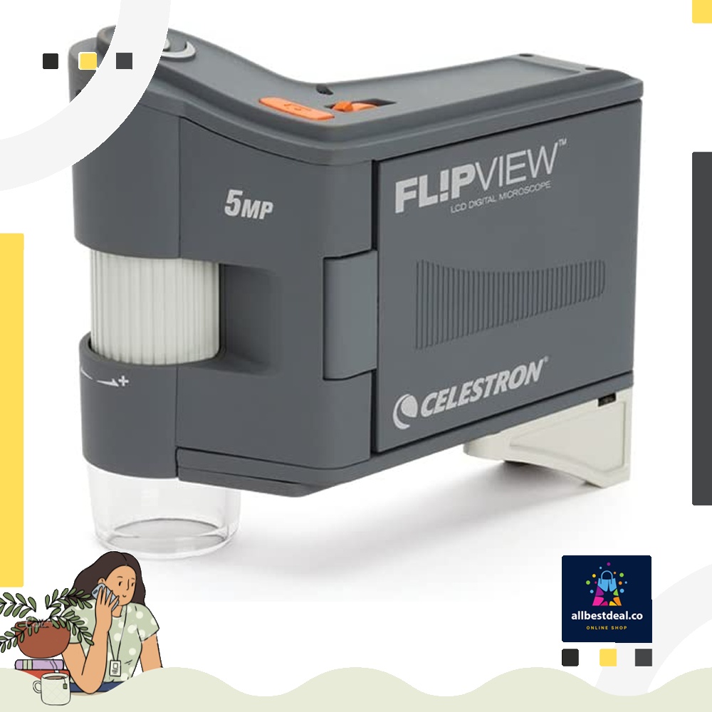 Celestron 44314 FlipView Handheld LCD Microscope (Grey), Computers & Tech, Desktops on Carousell