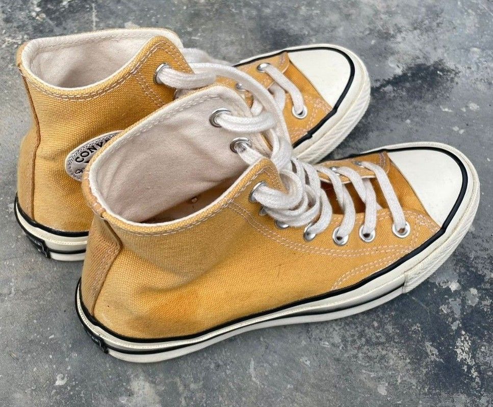 Chuck taylor 70s yellow, Women's Fashion, Footwear, Sneakers on Carousell