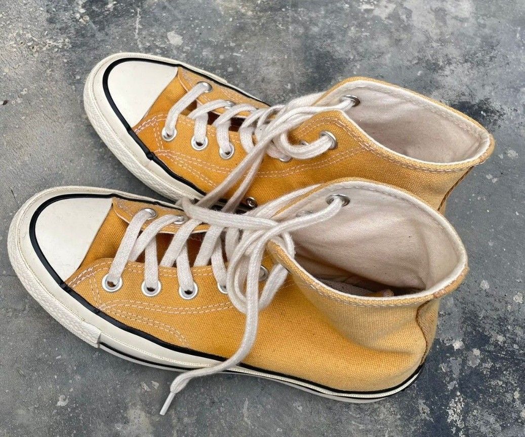 Chuck taylor 70s yellow, Women's Fashion, Footwear, Sneakers on Carousell