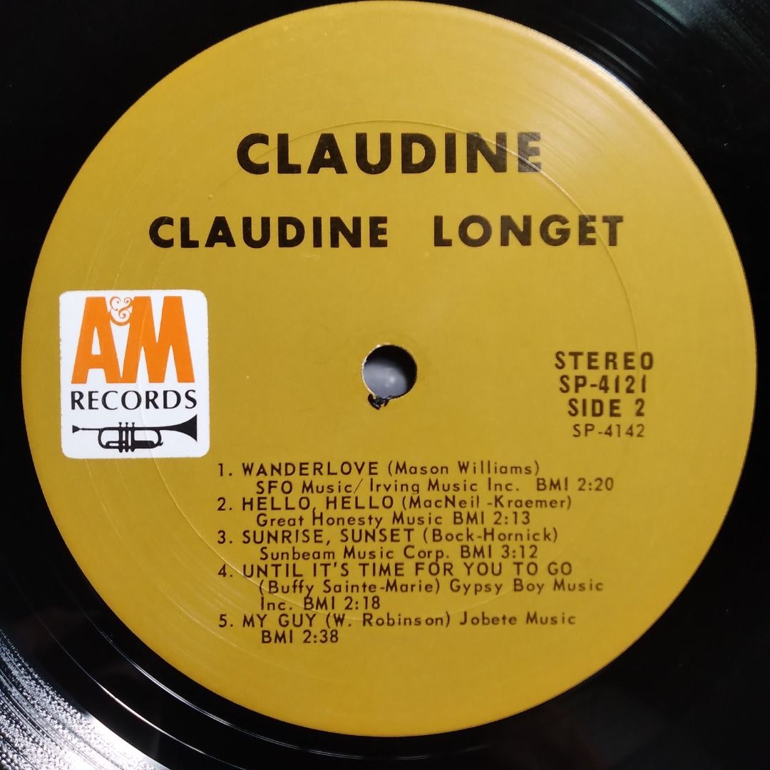 Claudine Longet Claudine U S Sp 4121 [pop Plaka Lp Vinyl Record