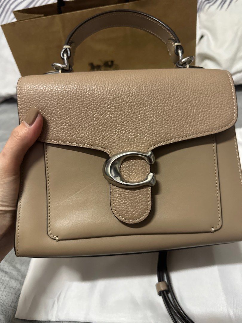 Coach Mini Tabby in Taupe, Luxury, Bags & Wallets on Carousell