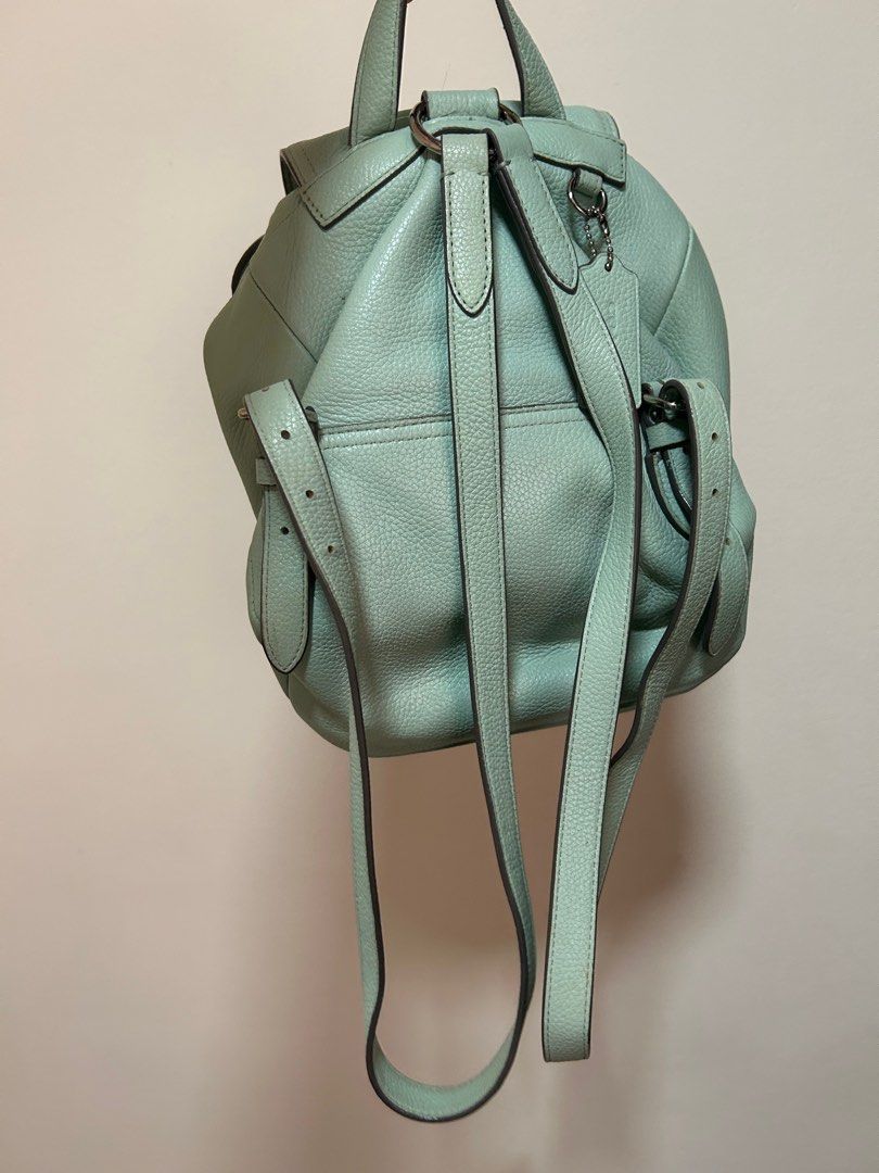 Coach small backpack light blue, Women's Fashion, Bags & Wallets ...