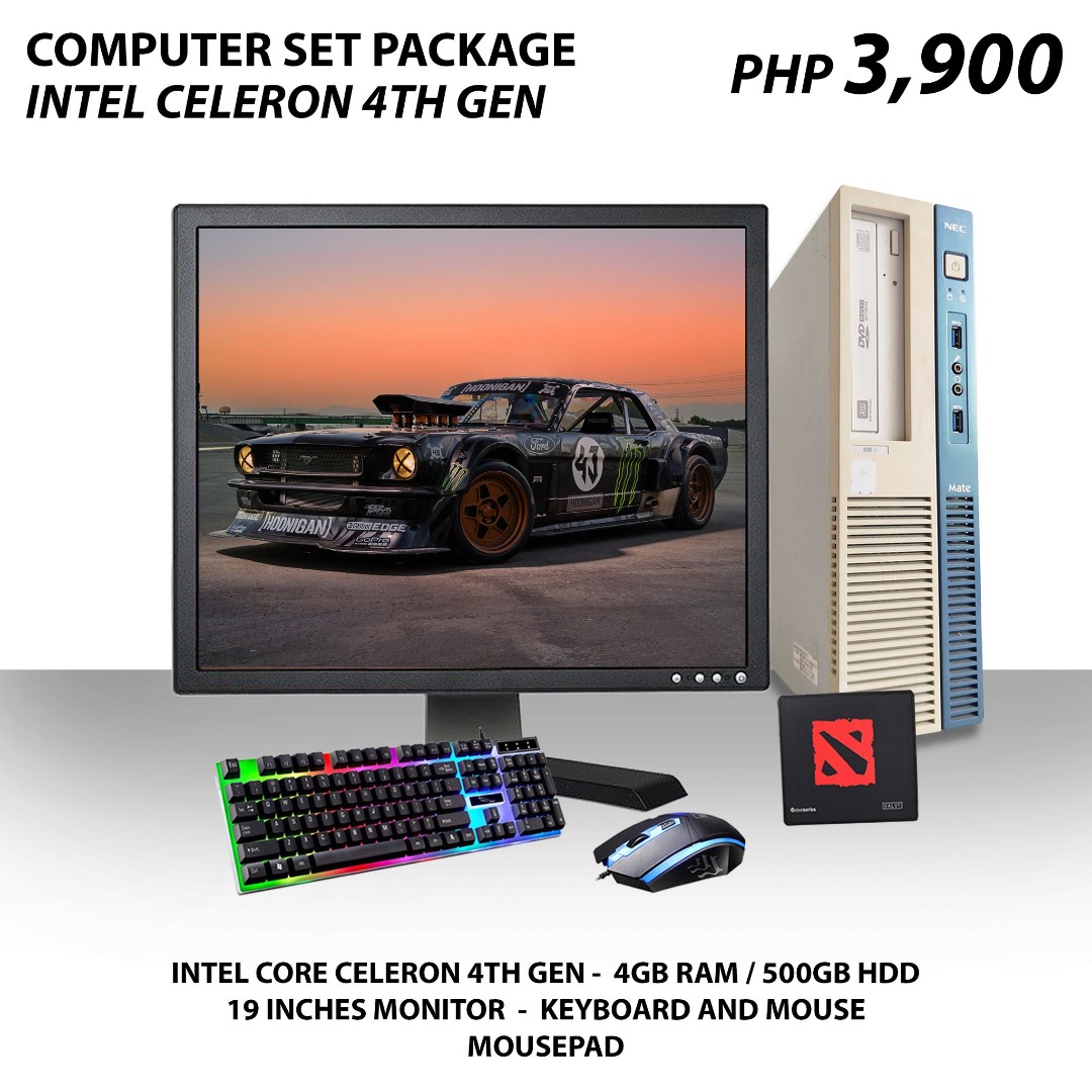 COMPUTER PACKAGE FOR ONLY 3900 on Carousell