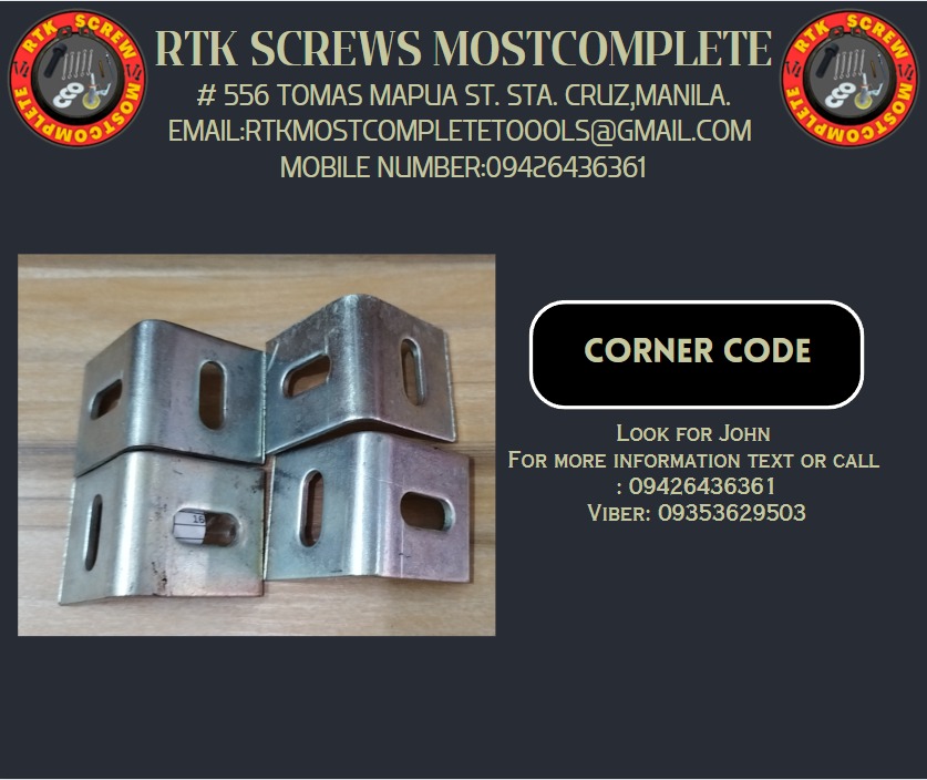 Corner Code (2 Holes) on Carousell