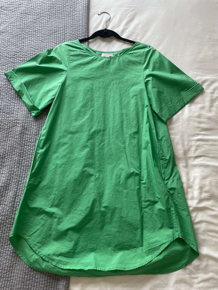 COS Green Mini dress, Women's Fashion, Dresses & Sets, Dresses on Carousell