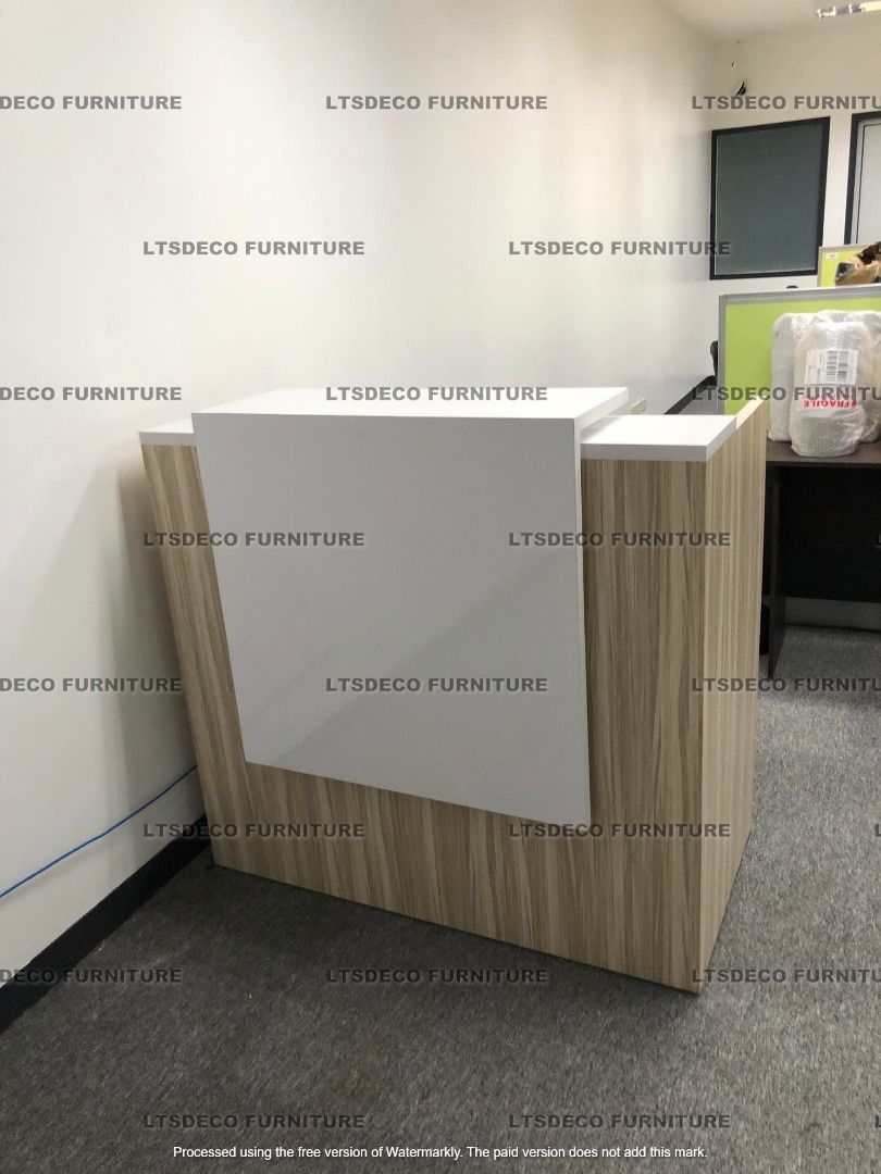 COUNTER DESKS RECEPTION TABLE OFFICE PARTITION AND FURNITURES on Carousell