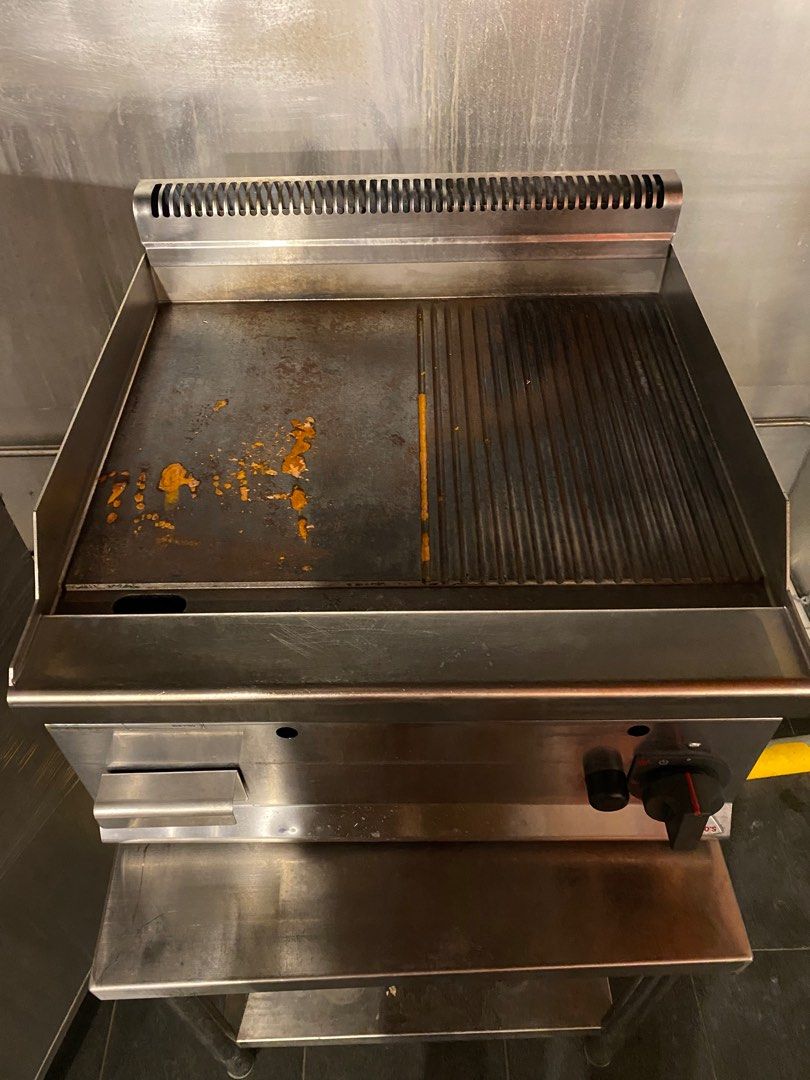 Counter top gas smooth/grooved gas griddle, TV & Home Appliances ...