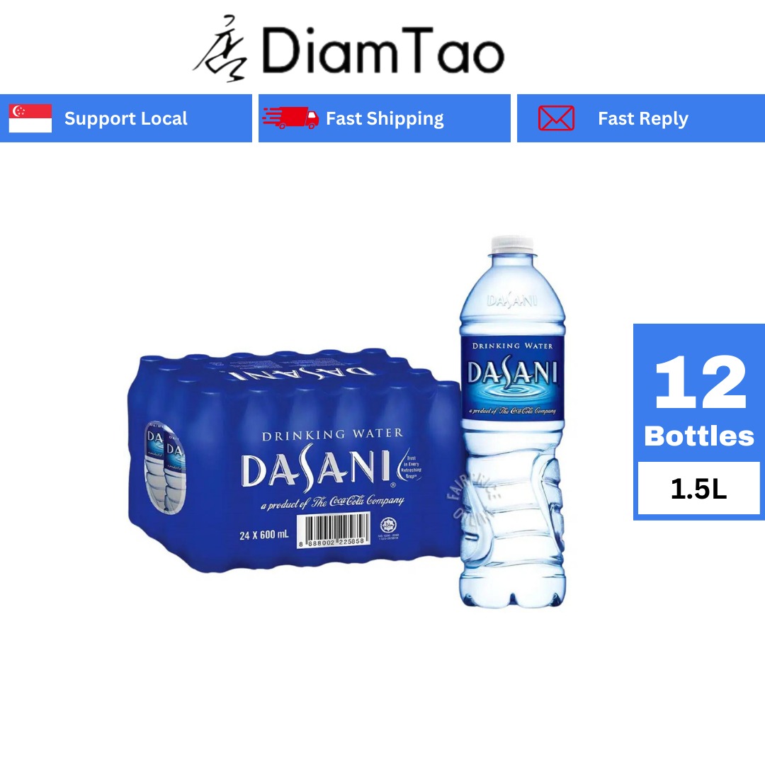 Dasani Water 12 Bottles x 1.5L Carton, Food & Drinks, Beverages on Carousell