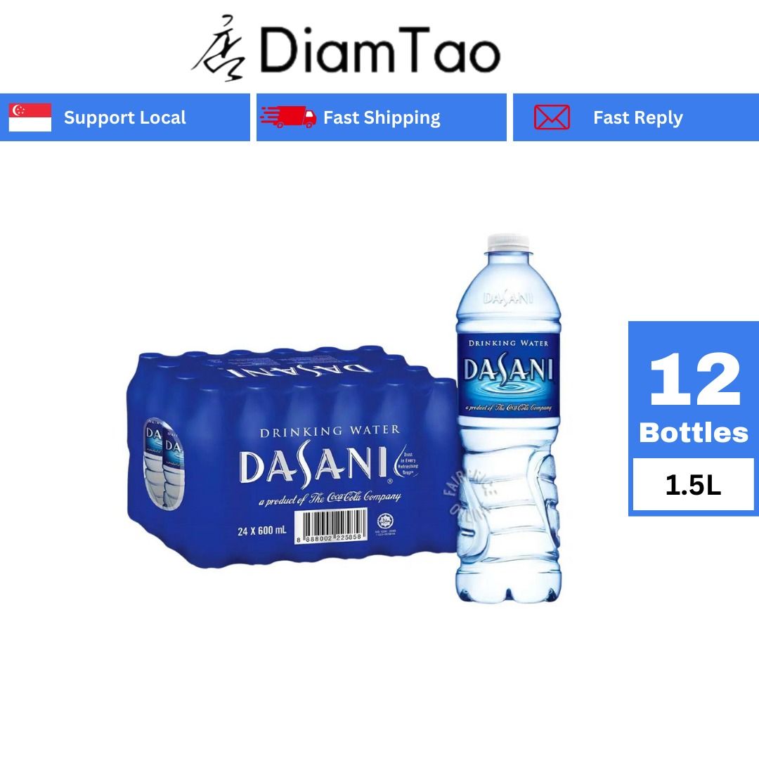 Dasani Water 12 Bottles x 1.5L Carton, Food & Drinks, Beverages on ...