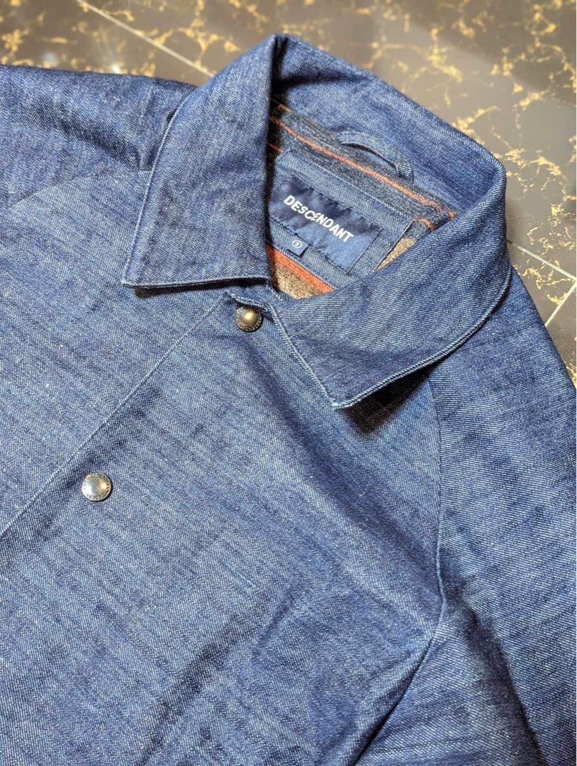Descendant Japan Denim Coach Jacket on Carousell