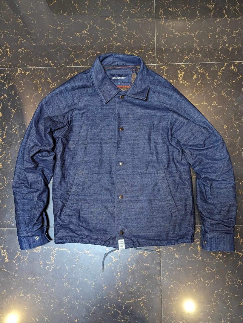 Descendant Japan Denim Coach Jacket on Carousell