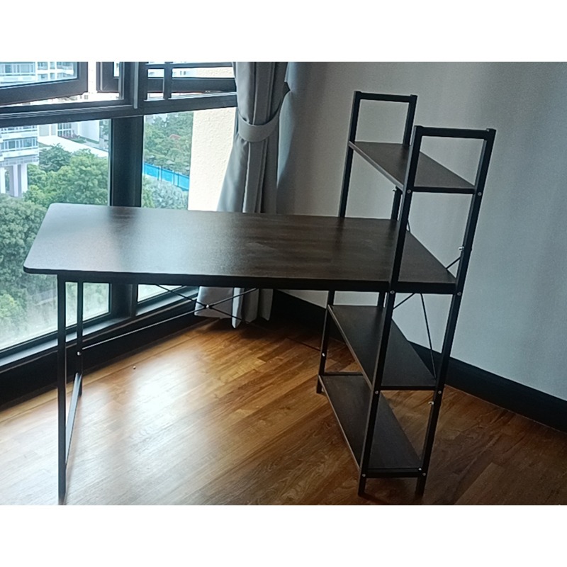 Desk With Shelf New 120CM Study Table Home Student Table 3 Days ...