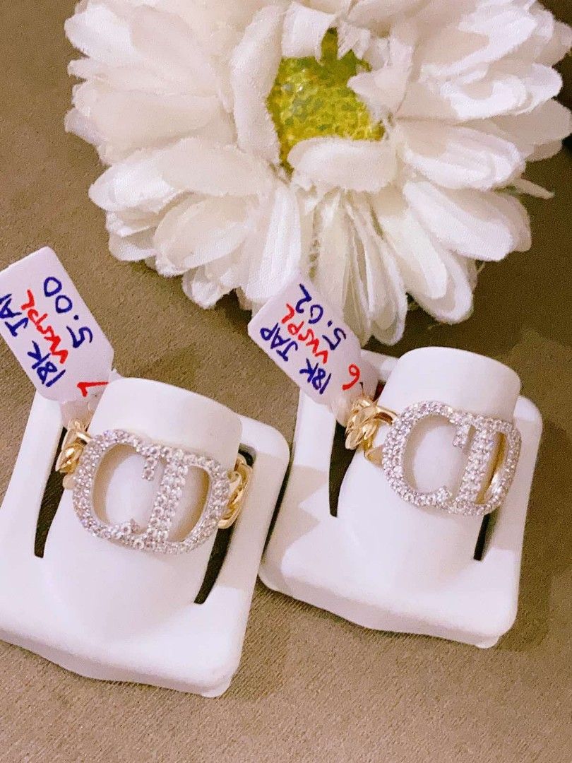 Dia Cd ring Japan Gold K18 on Carousell