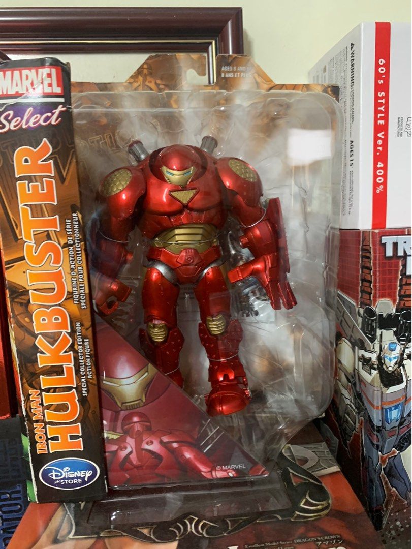 DIAMOND SELECT TOYS Marvel Select: Hulkbuster Action Figure,, Hobbies ...