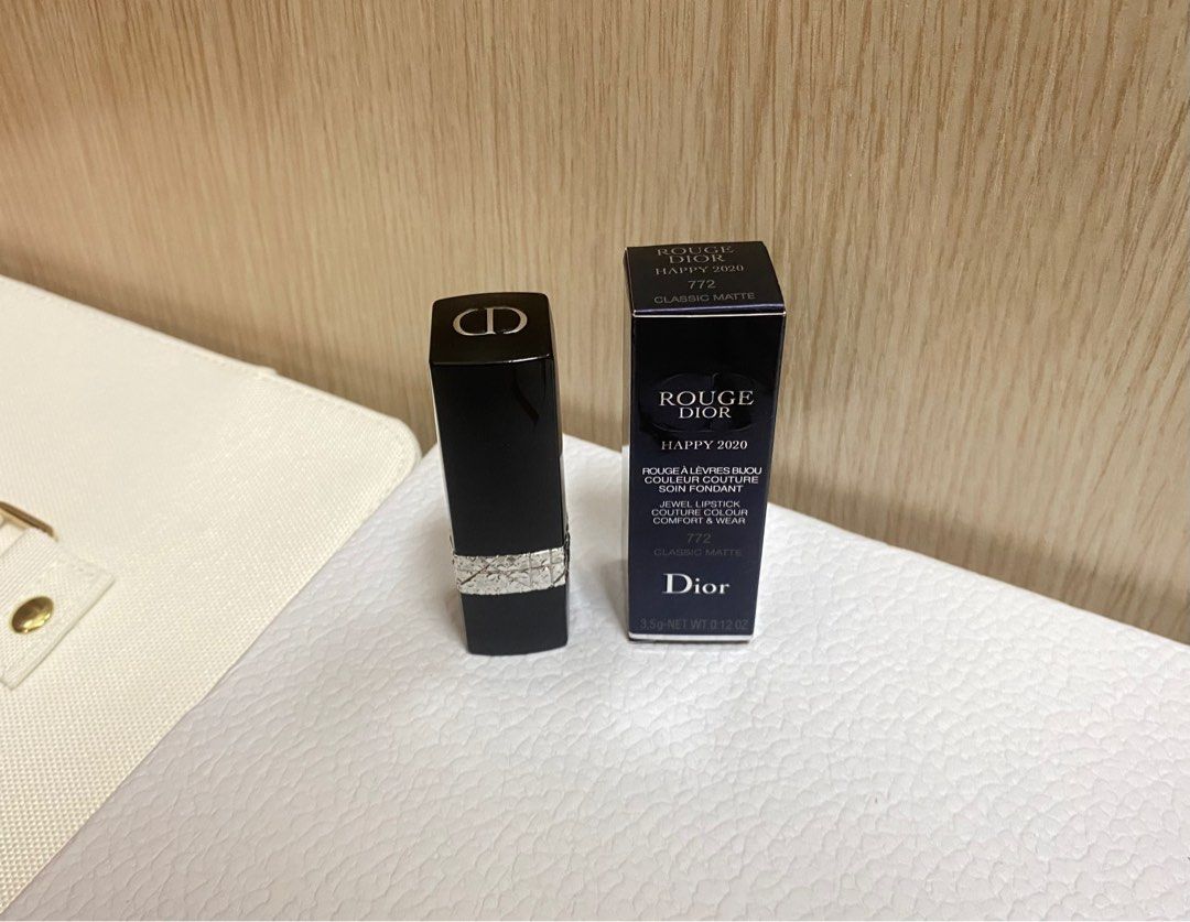 Dior 迪奧 772 藍星唇膏 Happy2020 花火限量版 , 香水、美妝、保養, 臉部彩妝、保養與清潔, 化妝品在旋轉拍賣