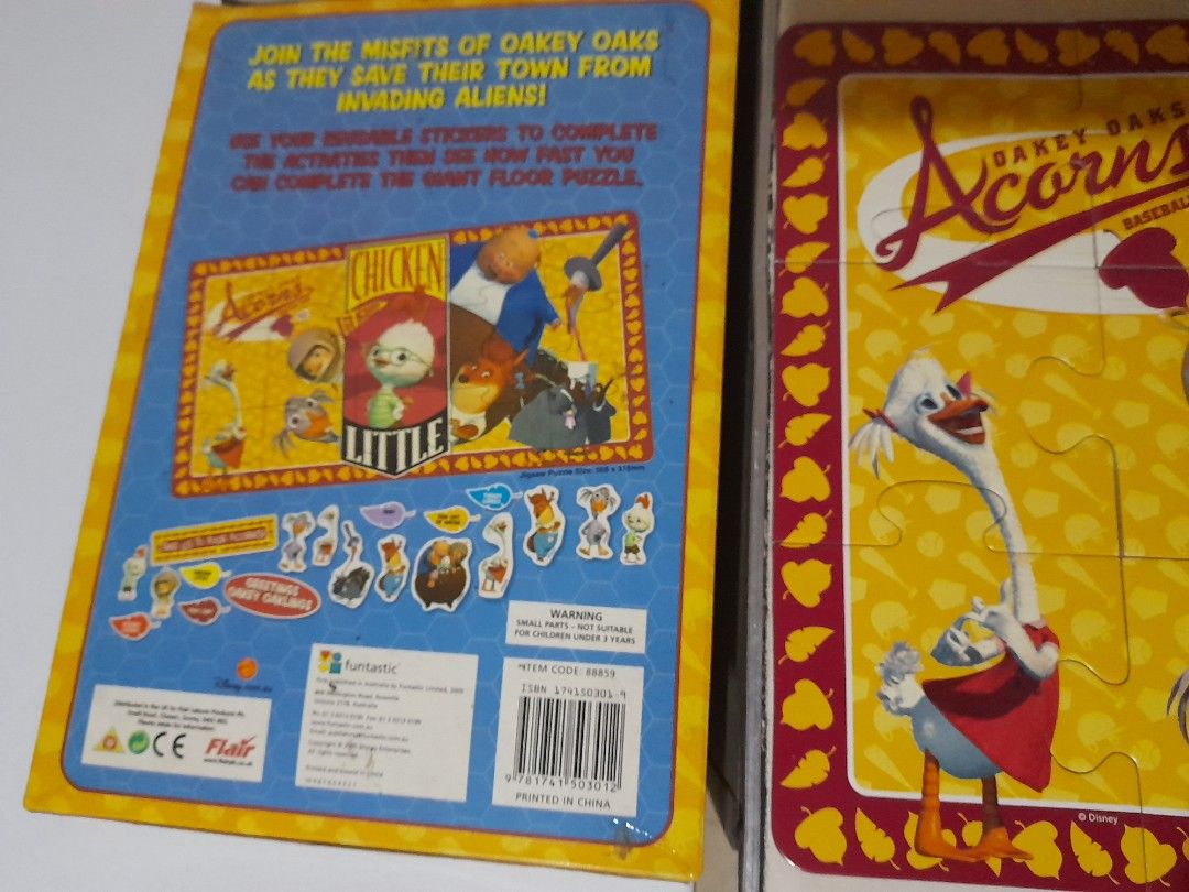 Disney Chicken Little Activity book - includes 20 reusable stickers and ...