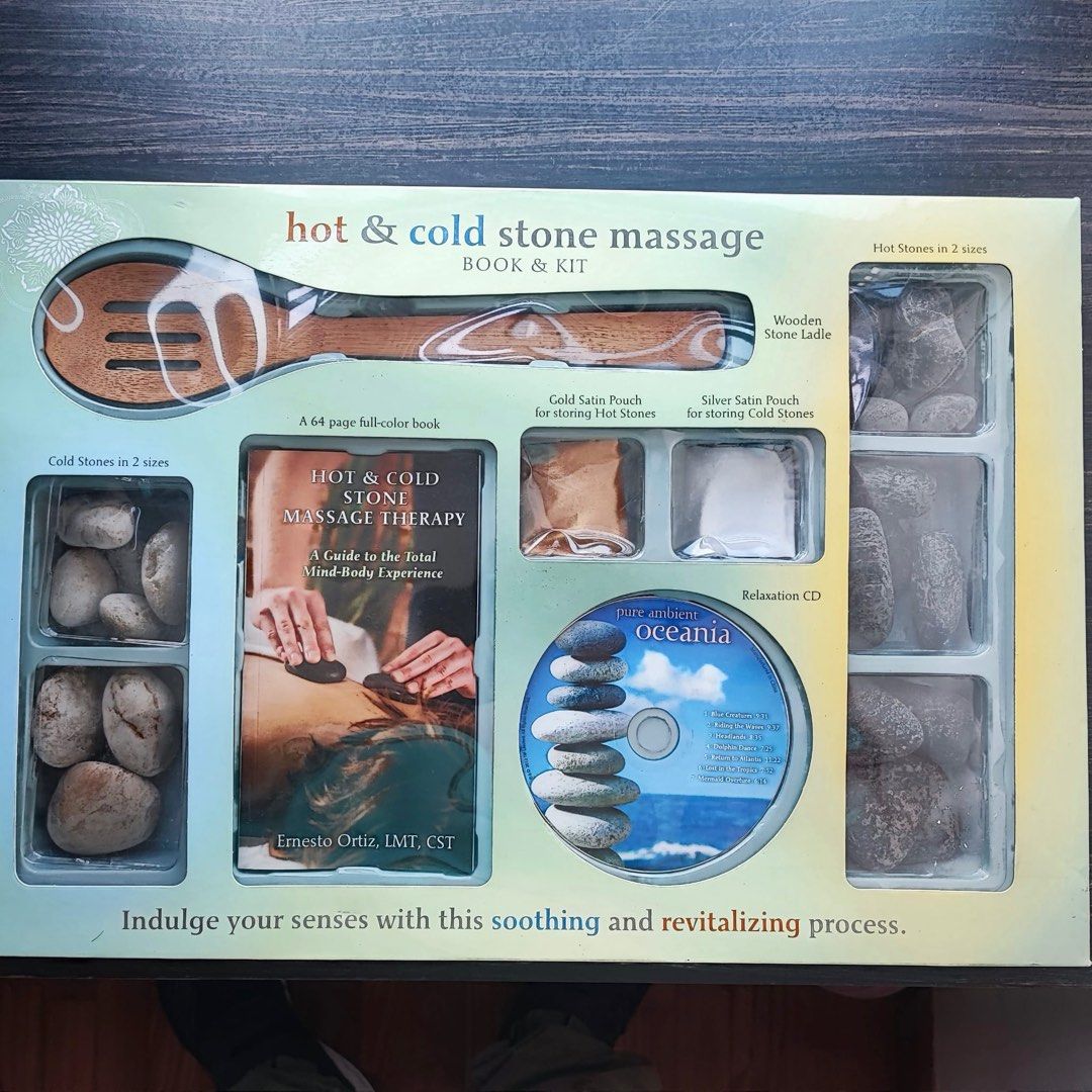 DIY kit for cold and hot stone massage, Beauty & Personal Care, Bath ...