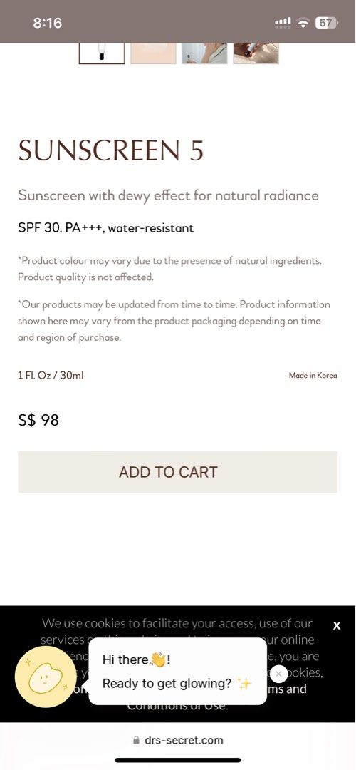 Dr secret sunscreen no 5, Beauty & Personal Care, Face, Face Care on ...