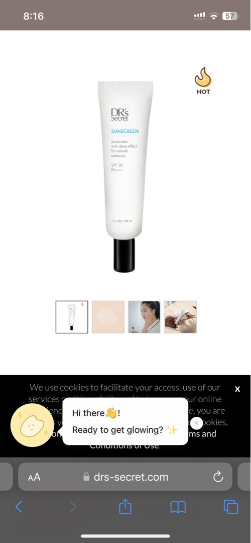 Dr secret sunscreen no 5, Beauty & Personal Care, Face, Face Care on ...