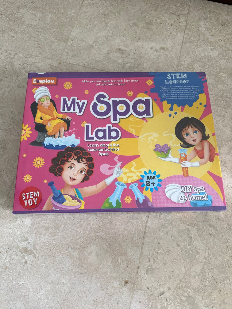 Ekspole my spa lab toy stem diy spa home, Hobbies & Toys, Toys & Games on Carousell