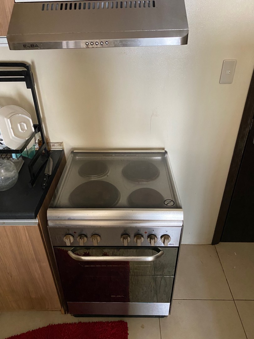 ELBA Cooking range with Electric Oven and 4 Hot plates, Furniture ...
