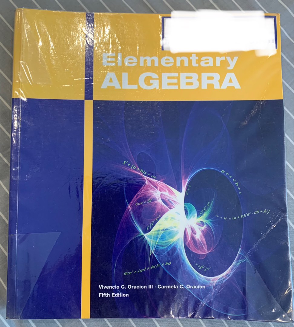 Elementary Algebra 5th Edition by Oracion III and Oracion, Hobbies ...