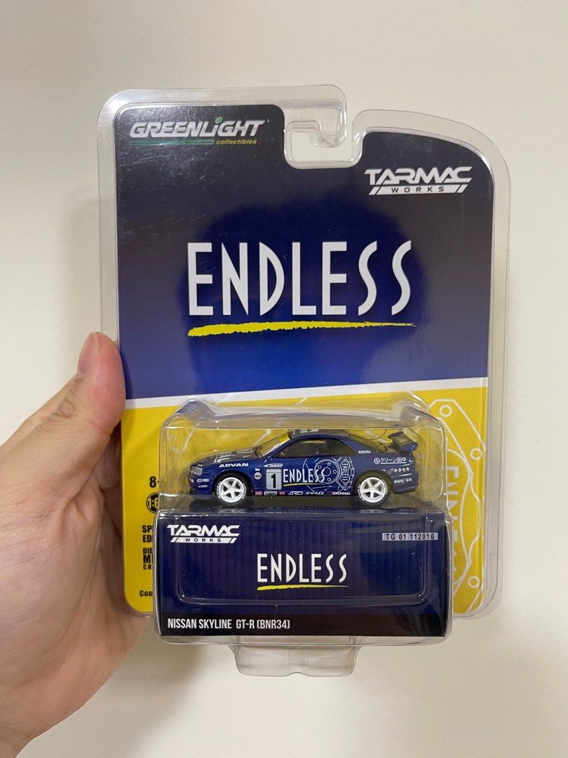 Endless x Tarmac Work 1:64 R34 GTR, Hobbies & Toys, Toys & Games on ...