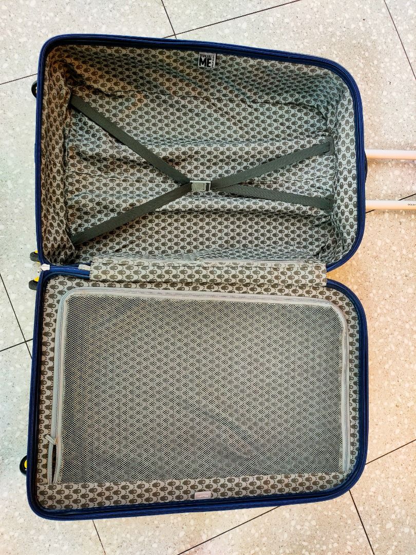 Extra large Delsey x Minions 30kg max size luggage with Secure Zip 77cm ...