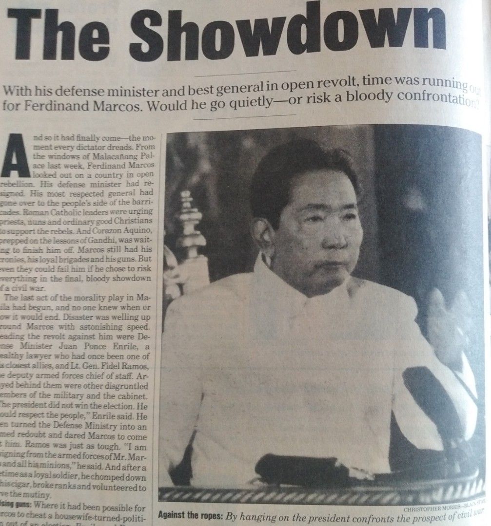 (EXTREMELY RARE) 1986 People Power Magazine, Fidel Ramos Cover on Carousell